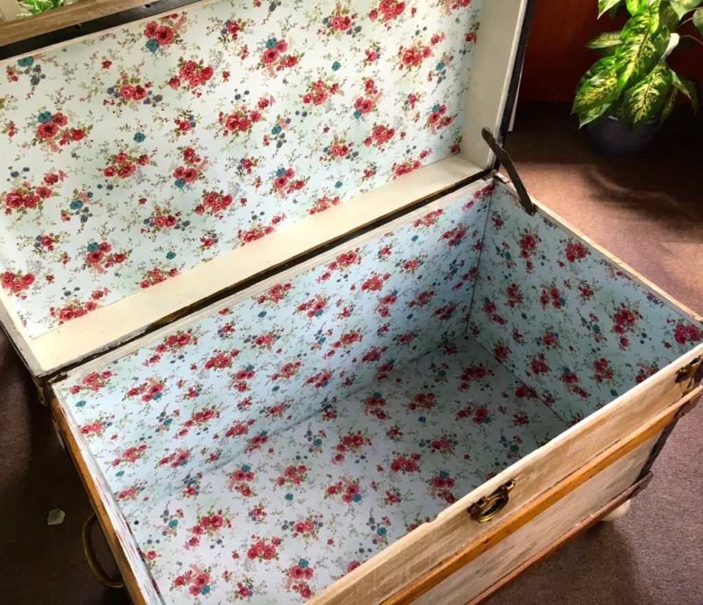 Steamer Trunk Makeover – KellaChic